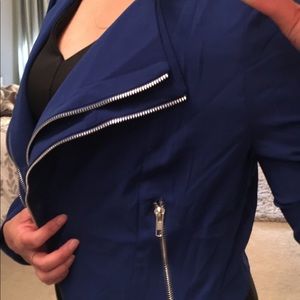 Jackets & Coats | Royal Blue Crop Jacket | Poshmark